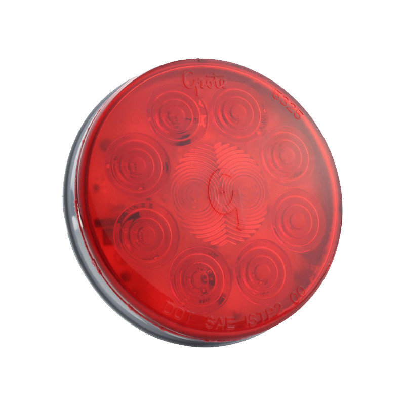 Grote 4" SuperNova Red LED STT Light - Raney's Truck Parts