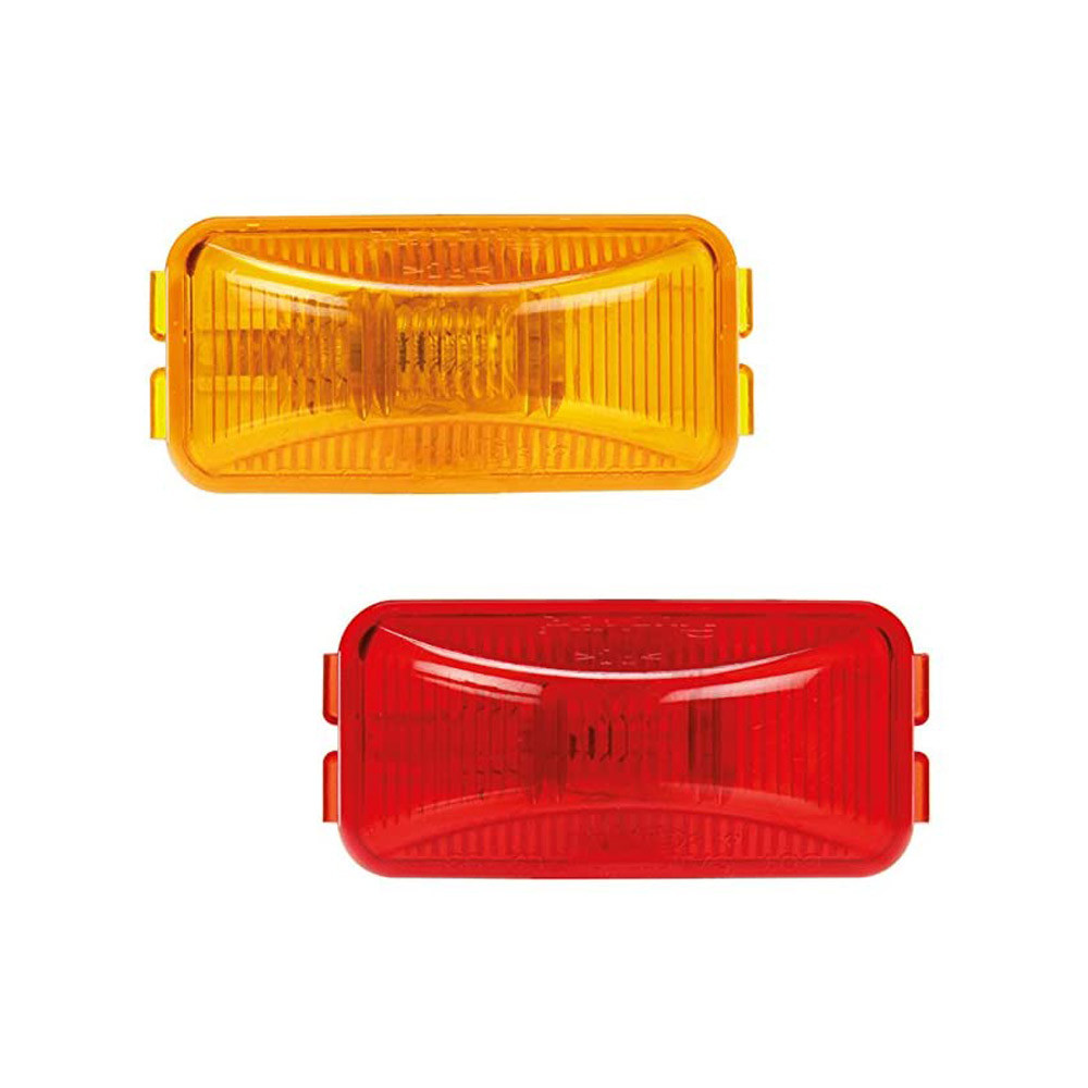 2.5" x 1.2" Rectangular 15 Series Incandescent Clearance Marker Light ...