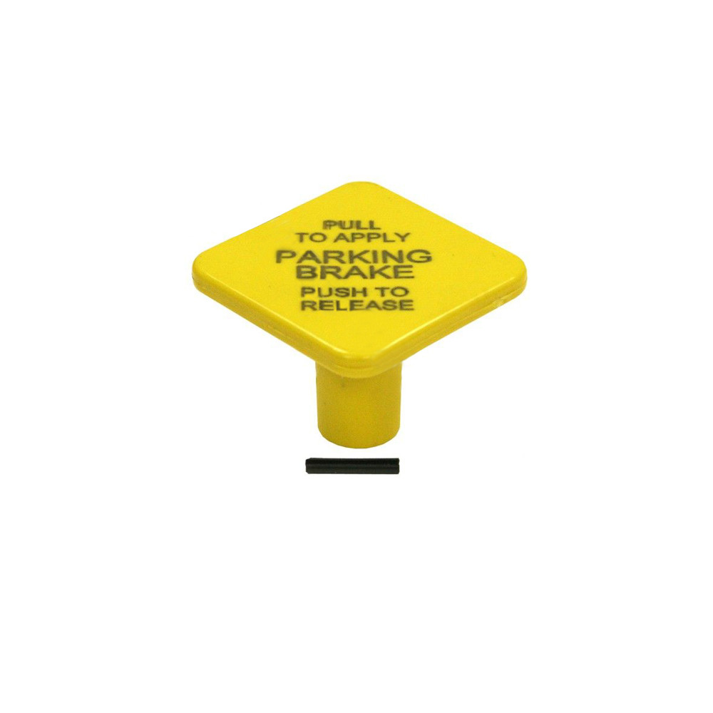 Yellow PP Parking Brake Dash Air Valve Knob KN20903 - Raney's Truck Parts