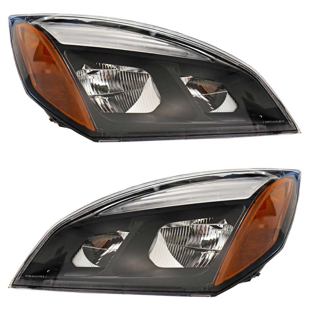 Freightliner Cascadia 2018+ New Body Style Full LED Blackout Headlight ...