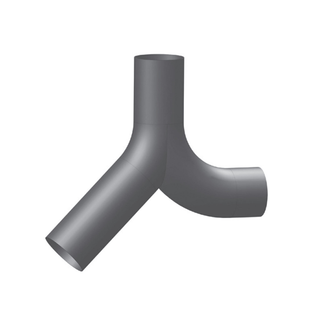 Kenworth 5" 2 Bend Aluminized Y Pipe K180-18028 - Raney's Truck Parts