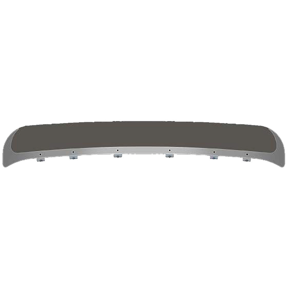 Peterbilt 589 Acrylic Blank Logo Bug Shield With Trim - Raney's Truck Parts