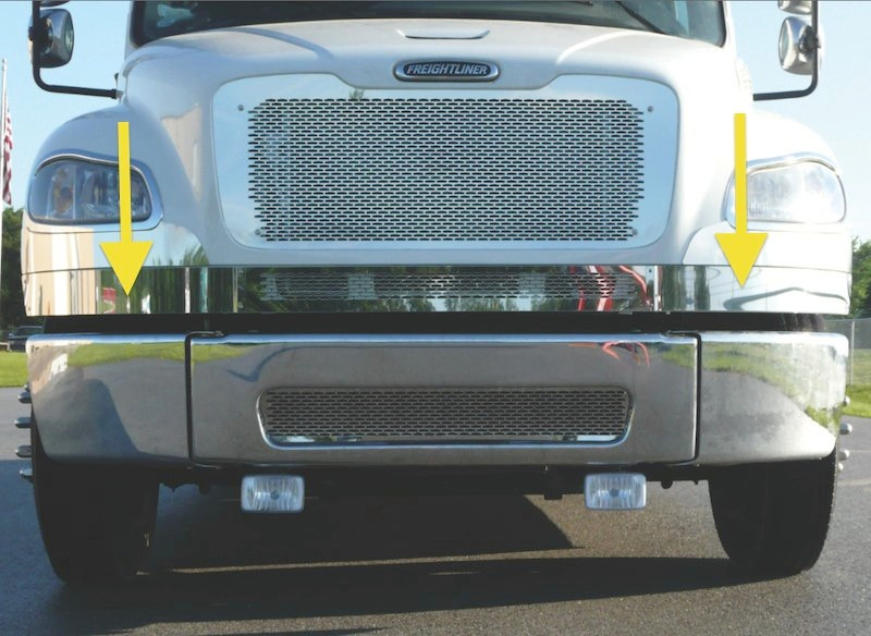 Freightliner Business Class M2 112 SS Bug Deflector 04 & Newer - Raney ...