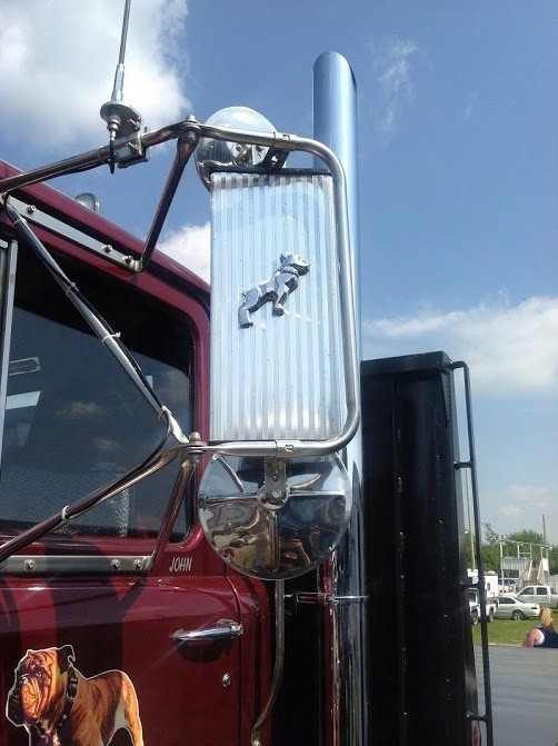 Mack Chrome Bulldog West Coast Mirror - Raney's Truck Parts