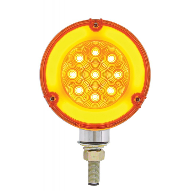 48 Amber/40 Red LED Double Face Turn Signal Light - Transparent Design ...