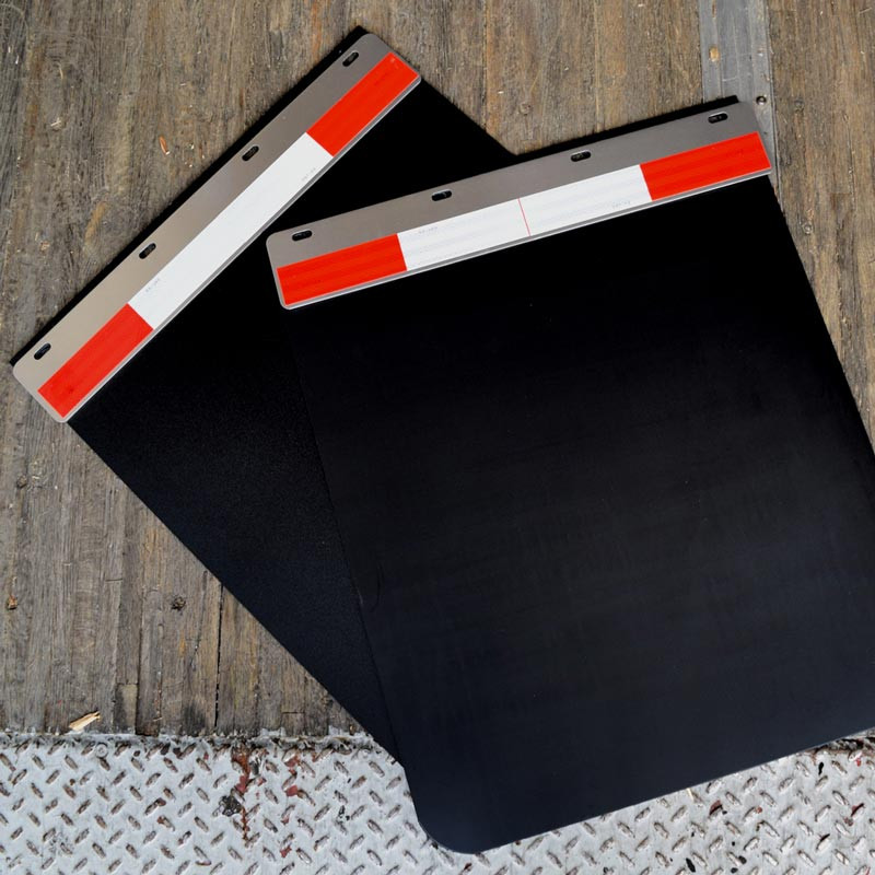 Black Straight Mud Flap Hanger - 4 Styles - Raney's Truck Parts