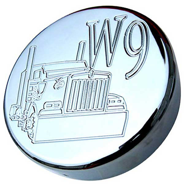 Lifetime Chrome Billet Peterbilt Fuel Cap Cover for T-Handle - Raney's ...