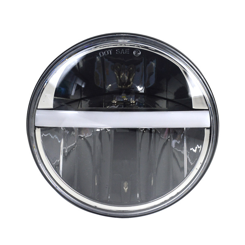 Universal 7" Round LED Projector Headlight With 4 Diodes - Raney's ...