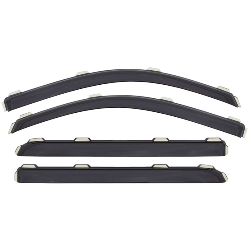 Ford F-250 F-350 F-450 F-550 Crew Cab AVS Chrome Ventvisor 4 Piece ...