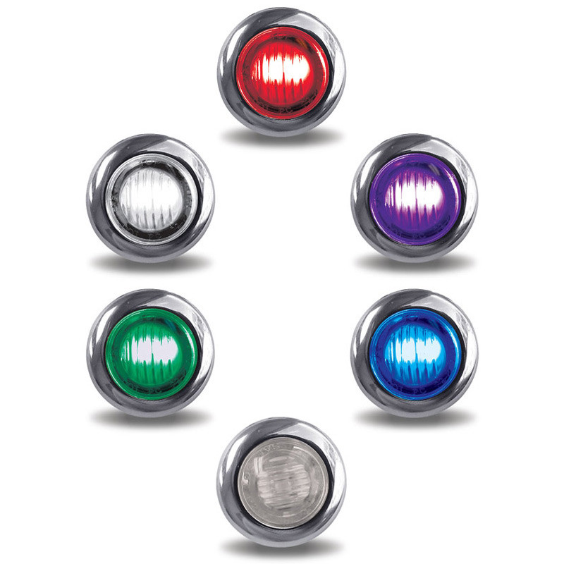 3/4" Round LED Button Lights By RoadWorks - Raney's Truck Parts