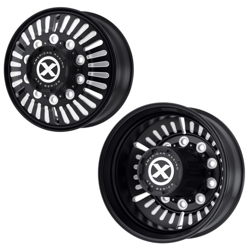 22.5" Alcoa Dura-Black Aluminum Wheel Hub Piloted - Raney's Truck Parts