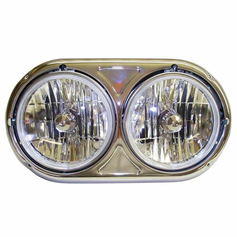 Kenworth W900A Peterbilt 359 Dual Round Headlight Assembly - Raney's ...