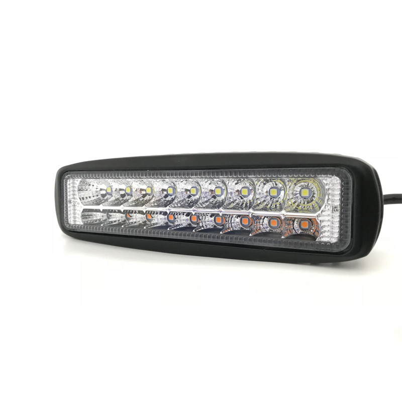 Dual Function Amber And White Slim LED Fog Light - Raney's Truck Parts