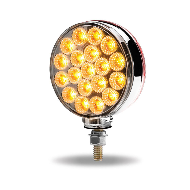12" Double Face LED Light Bar Amber Front & Red Back - Raney's Truck Parts