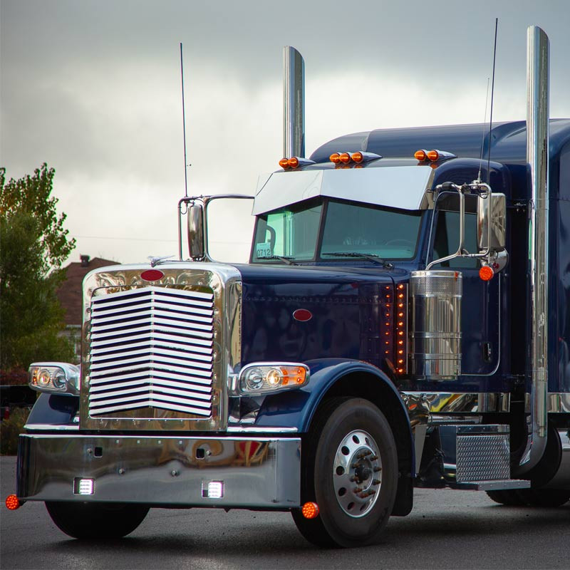 Peterbilt 379 Drop Visors