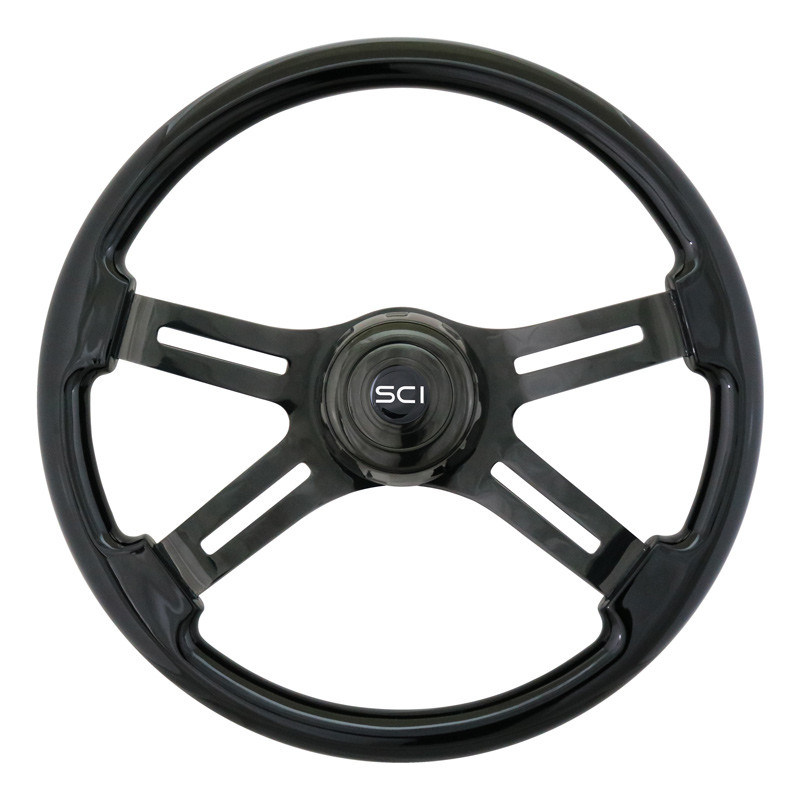 Hulk Green 18" Steering Wheel - Raney's Truck Parts