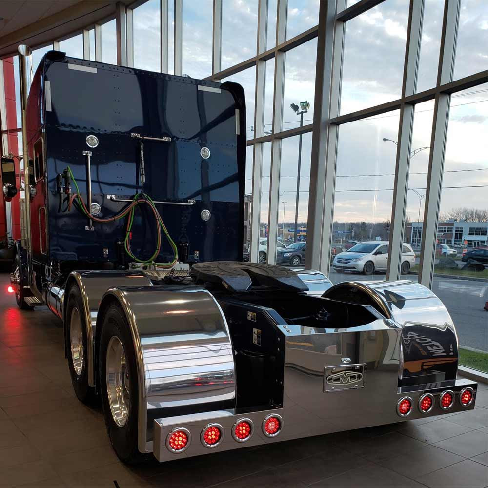 Peterbilt 389 Rear Reverse T-Bar & Panel With Light Cut Outs 2020 ...