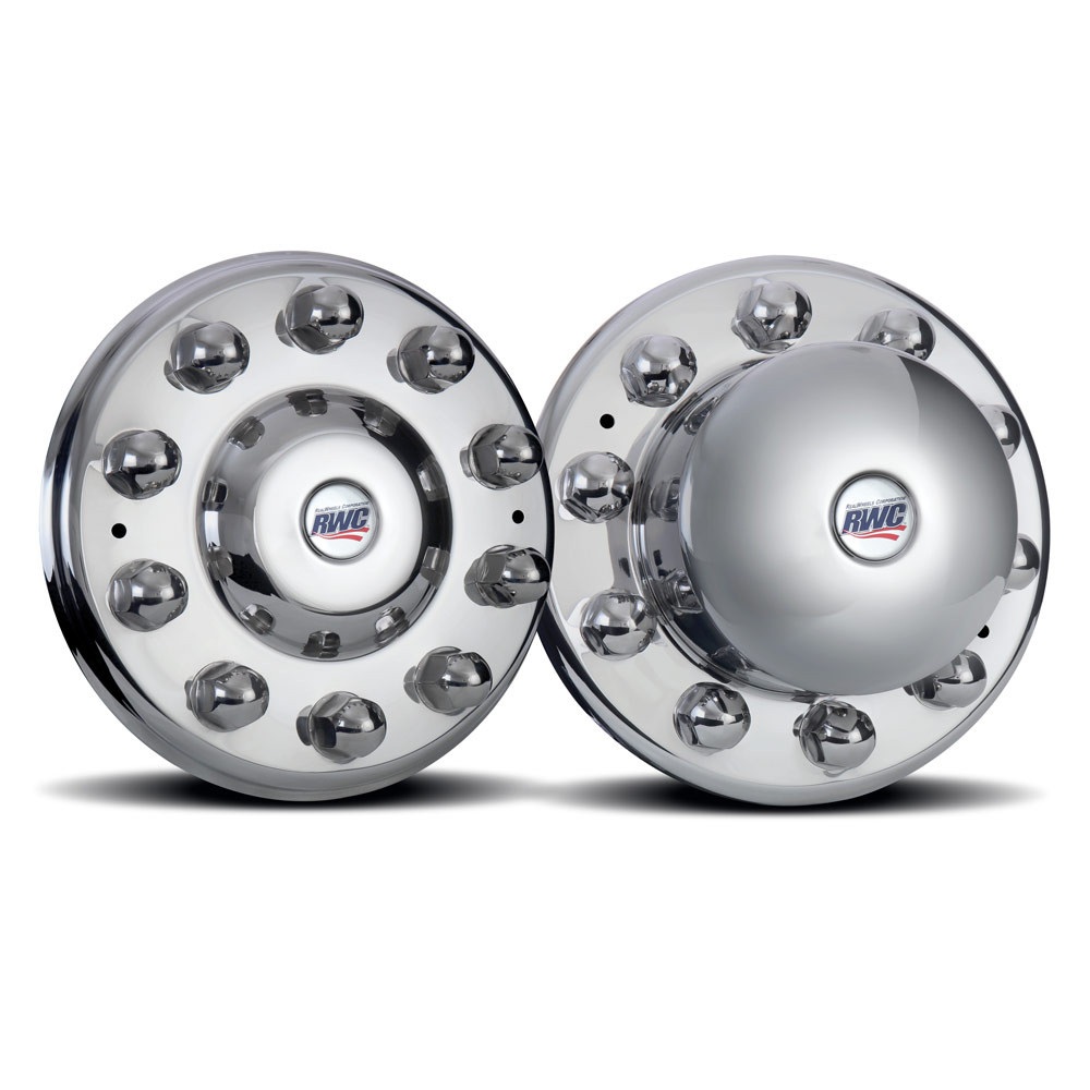 Isuzu Hino Fuso Stainless Steel Twist & Lock Cover-Up Hub Covers ...