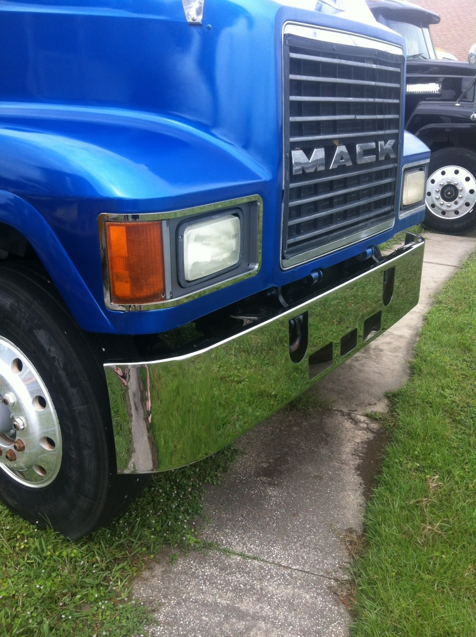 Mack CH 14" Chrome Bumper Set Forward Axle By Valley Chrome - Raney's ...