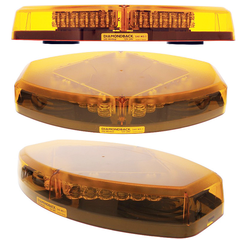 30 High Power LED Micro Strobe Clear Lens Warning Bar - Raney's Truck Parts