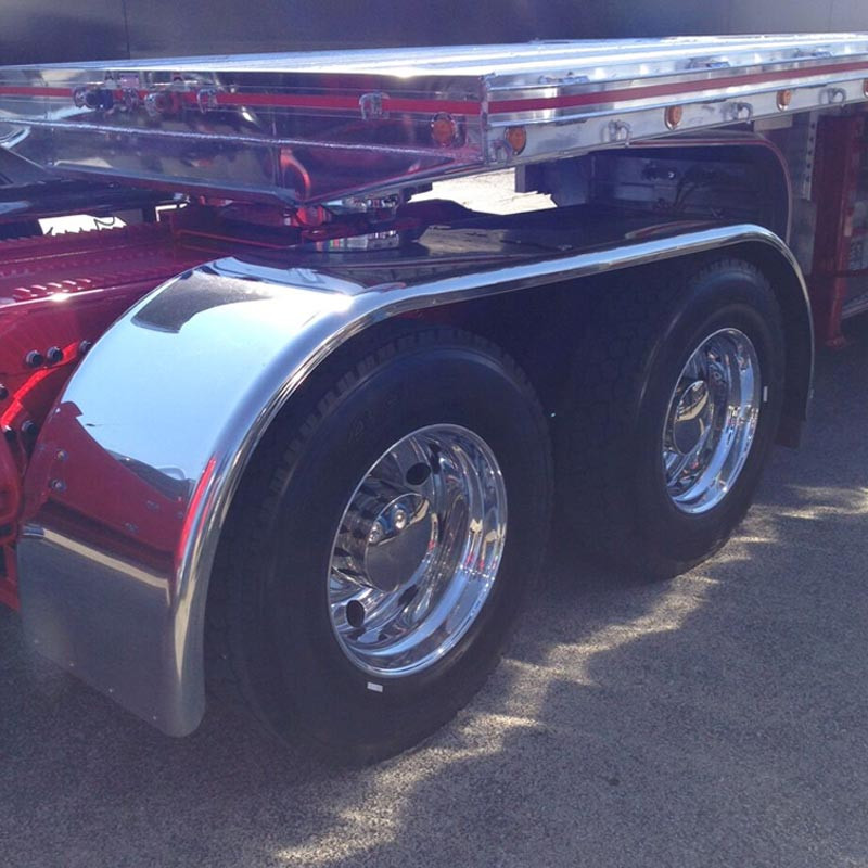 Hogebuilt Value Line 90" Stainless Steel Single Axle Low Rider Fenders ...