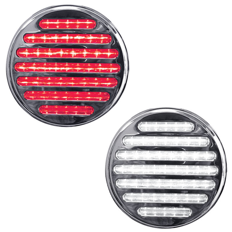 4'' Round Dual Revolution Red & White STT Reverse Combo Light - Raney's ...
