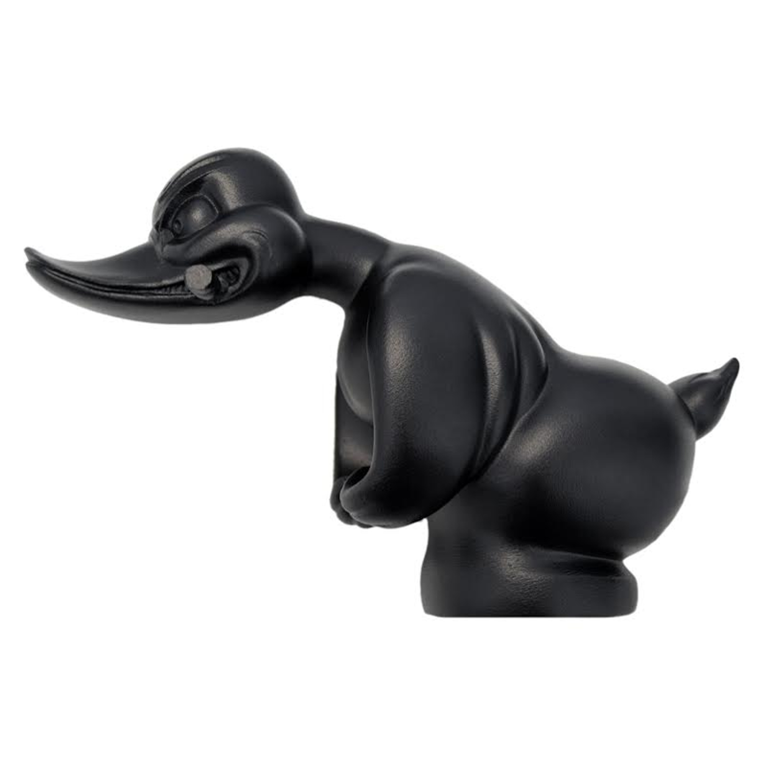 Angry Rubber Duck Hood Ornament Death Proof Flat Black angry-rubber-duck-hood-ornament-death-proof-flat-black