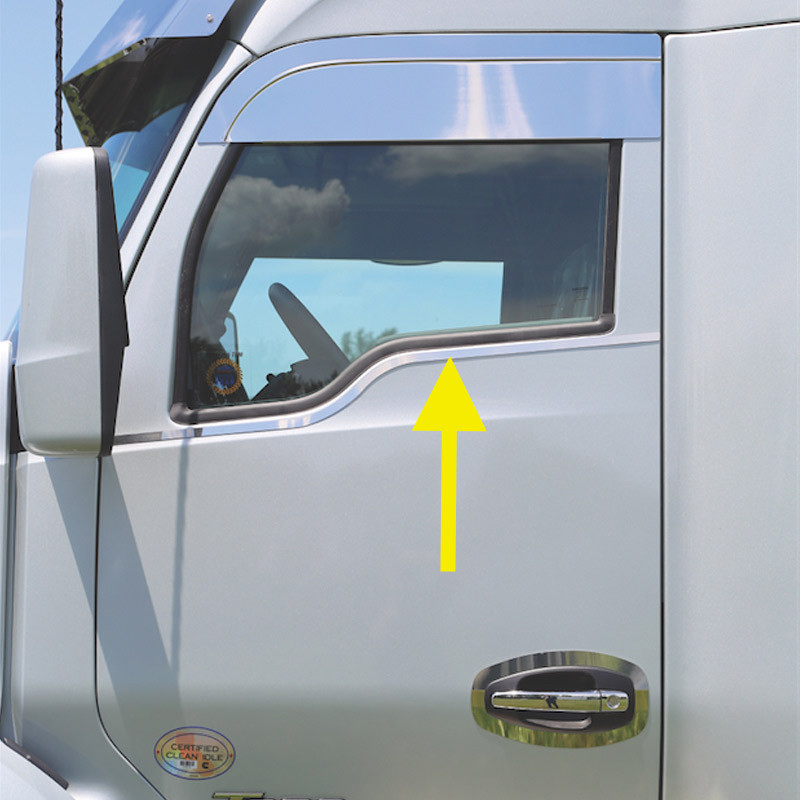 Kenworth T660 T680 T700 Upper Panel Back Step Trim By RoadWorks - Raney ...