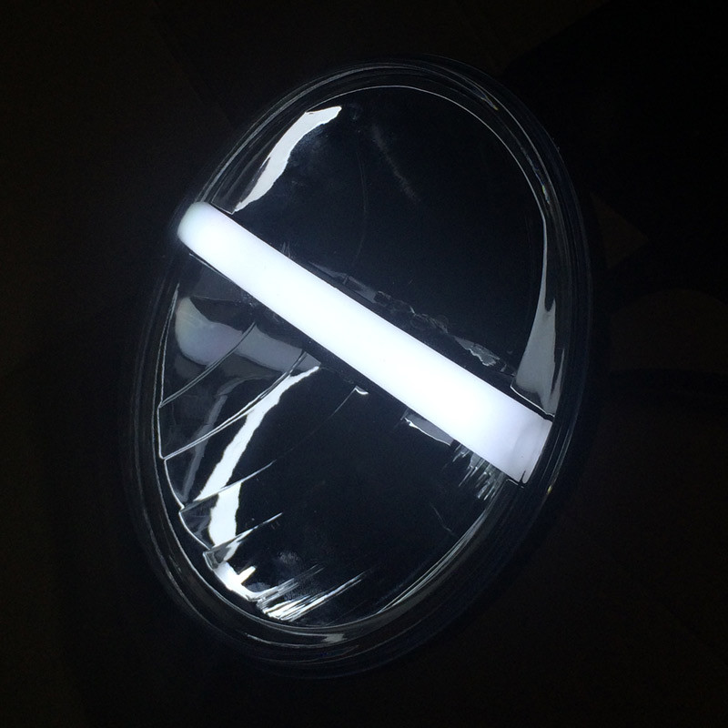 Universal 7" Round LED Projector Headlight With 4 Diodes - Raney's ...