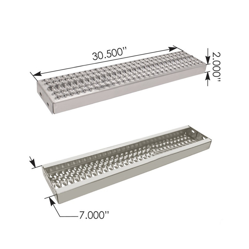 Aluminum Tank Steps for Peterbilt 370 Series With 26" Diameter Fuel ...