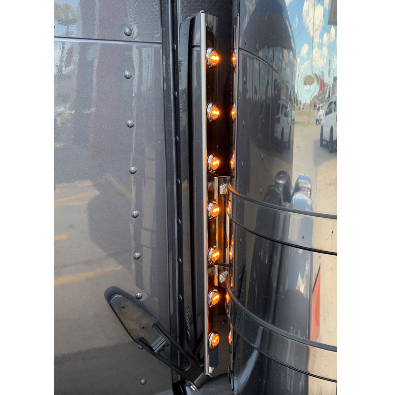 Peterbilt 379 388 Premium Cab Panel With Amber LED Lights For Car ...