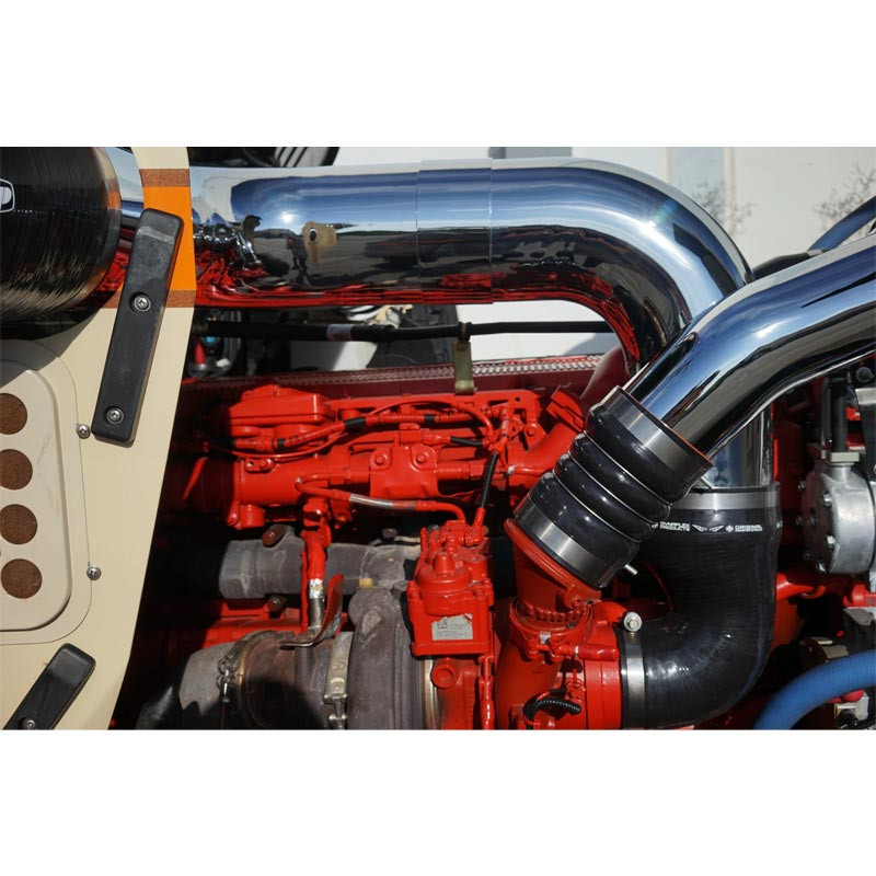 Kenworth W900L Chrome Air Intake Kit By Dynaflex - Raney's Truck Parts