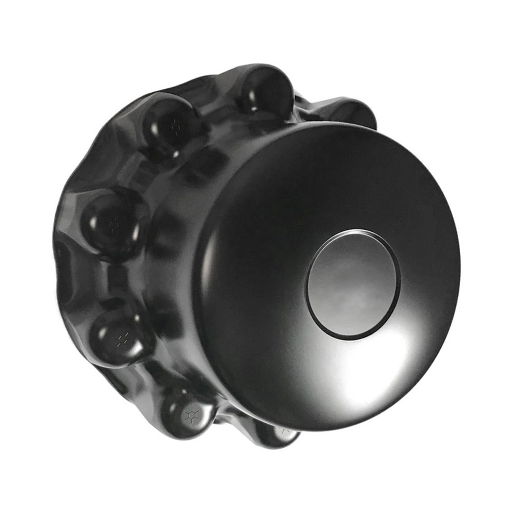 Alcoa Style Chrome One-Piece Front Hub Axle Cover System 086100S ...
