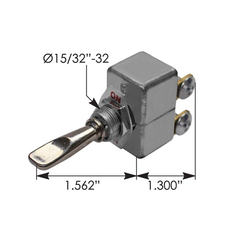 Peterbilt SPDT Toggle Switch 1604831 8956K647 - Raney's Truck Parts