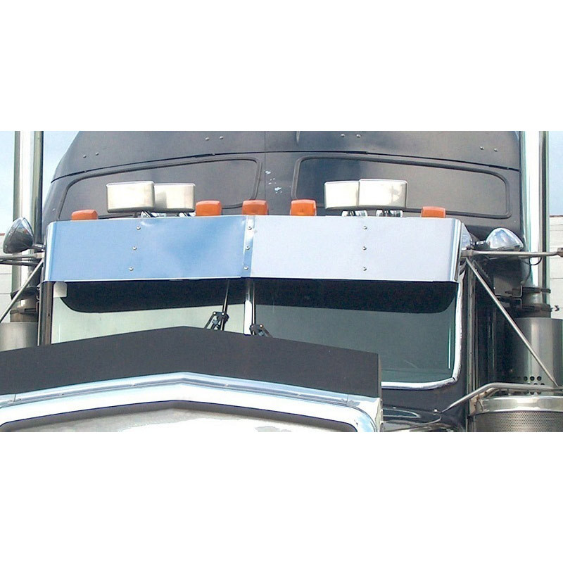 Kenworth Blind Mount 13" Drop Visor For Curved Windshields By RoadWorks - Raney's Truck Parts