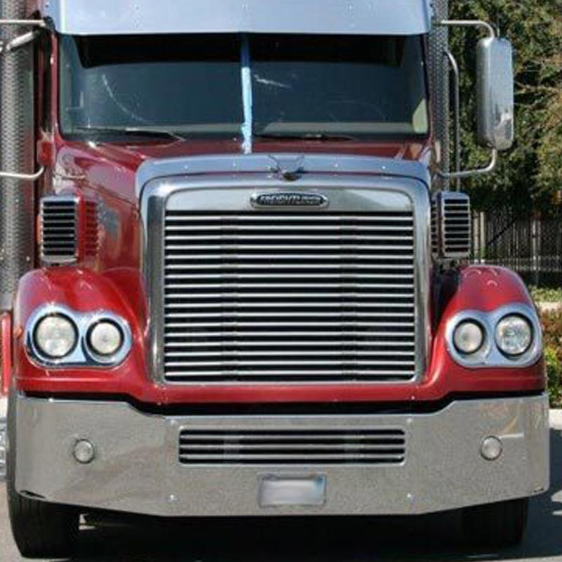Freightliner Coronado Chrome Plated Bumper 19" to 17" By Valley Chrome ...