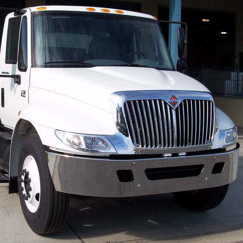 International 4700 4900 8100 Chrome 10" Bumper By Valley Chrome - Raney ...