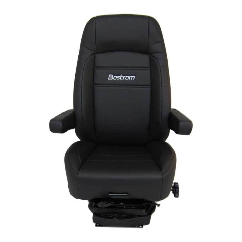 Sears Atlas II DLX Seat Highback Black & Red Leather With Arm Rests ...