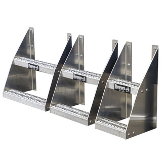 Peterbilt Stainless Steel Frame Steps By RoadWorks - Raney's Truck Parts