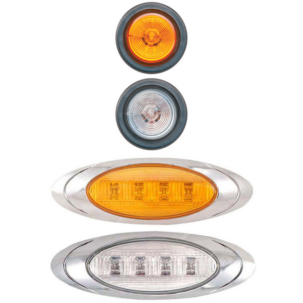 Peterbilt 379 388 Premium Cab Panel With Amber LED Lights For Car ...