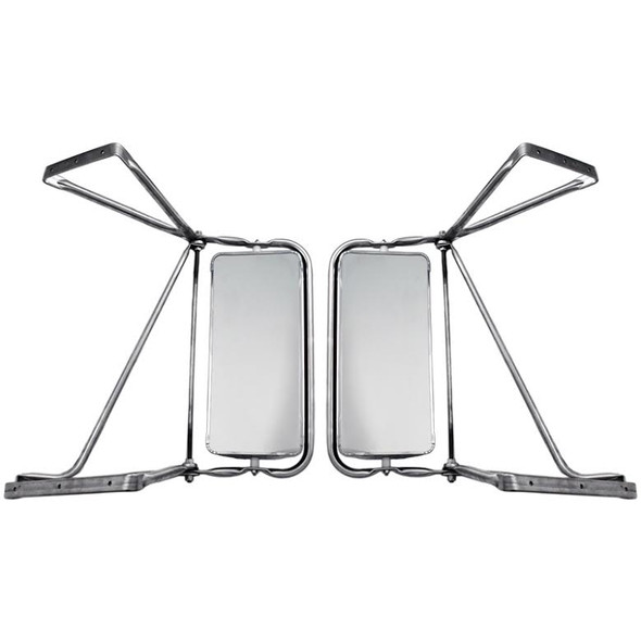 Mack CH 13" Stainless Steel Drop Visor - Raney's Truck Parts