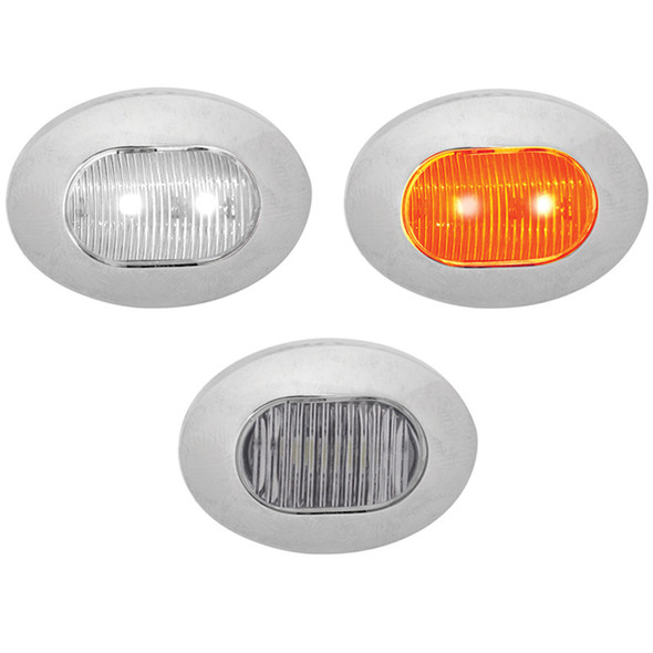3/4" Dual-Revolution Mini Button LED Marker Lights