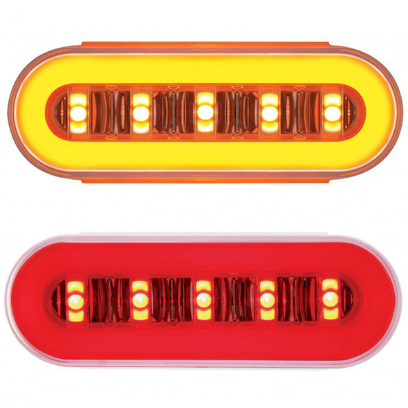 6" Oval Dual Revolution Reverse Light Combo 12 LED STT Light - Raney's ...