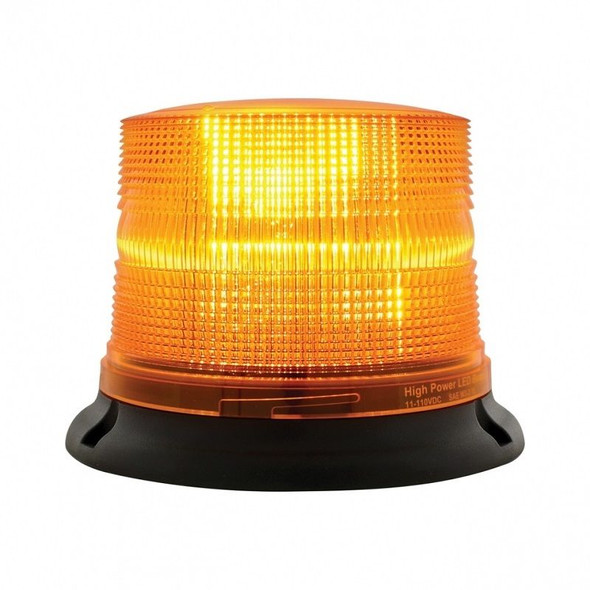 High Power LED Beacon Strobe Light Clear Amber Low Profile - Raney's ...