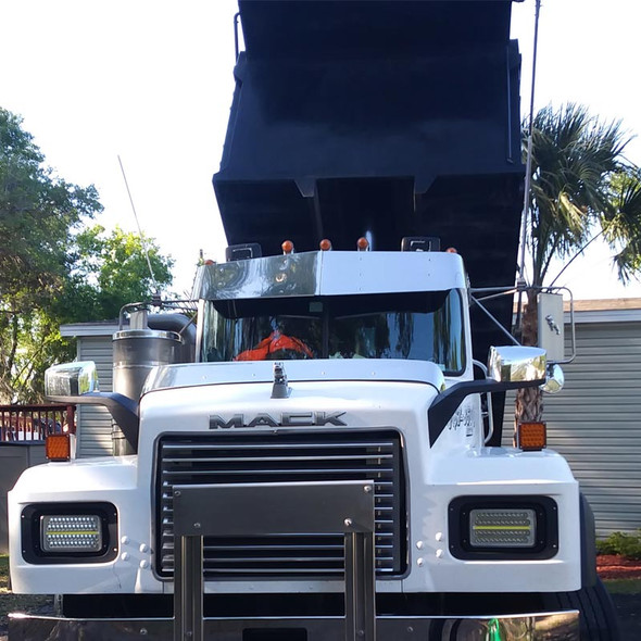 Mack R RD Series Bumper Grill Guard By Valley Chrome - Raney's Truck Parts