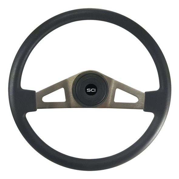 20" Ivory Retro Bone 3 Spoke Steering Wheel - Raney's Truck Parts