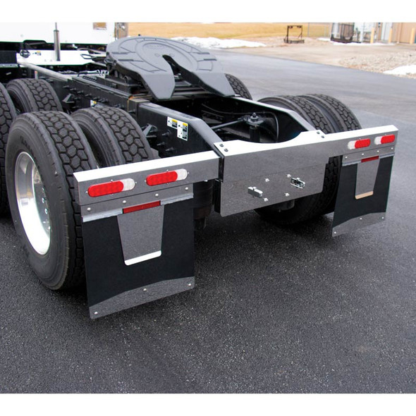 Peterbilt Rear Frame Cover Stainless Steel - Raney's Truck Parts