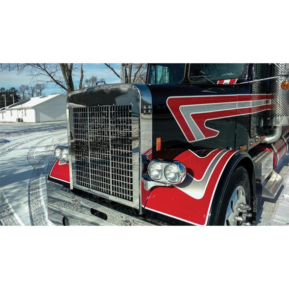 Freightliner FLD 120 Classic Python Grill Insert By RoadWorks - Raney's ...