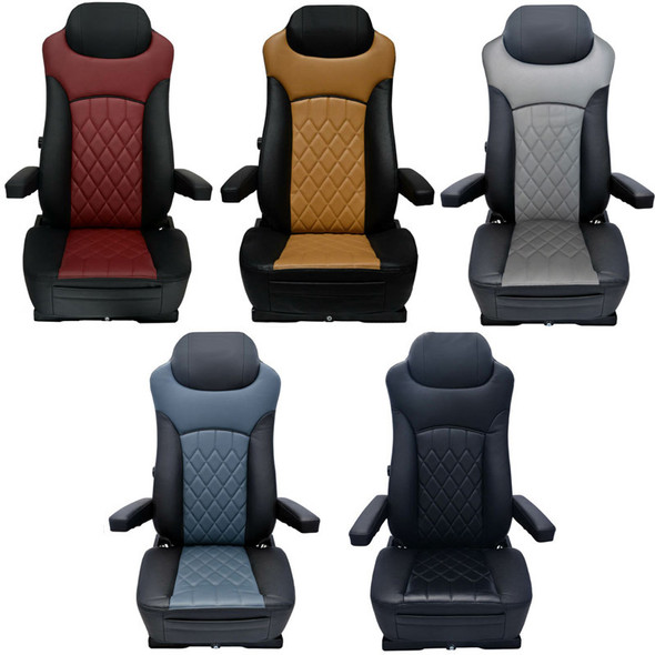 Heritage Silver High Back Truck Seat