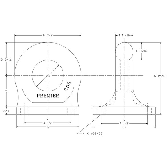 Pintle Hitch & Lunette Ring Wear Gauges By Premier Manufacturing ...